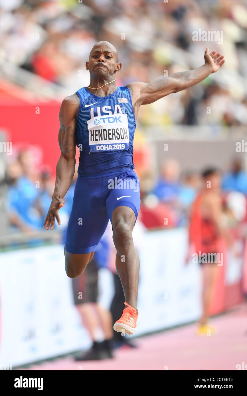 Jeff Henderson (USA). Long Jump Men. IAAF World Athletics Championships ...