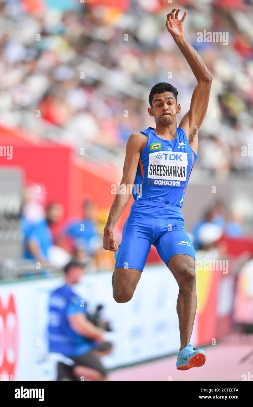 Murali Sreeshankar (India). Long Jump Men. IAAF World Athletics ...