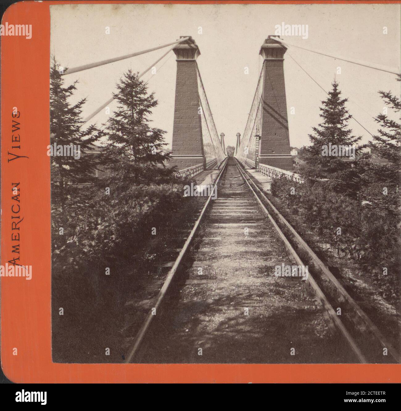 Niagara - Suspension Bridge, from American side., Soule, John P. (1827 ...