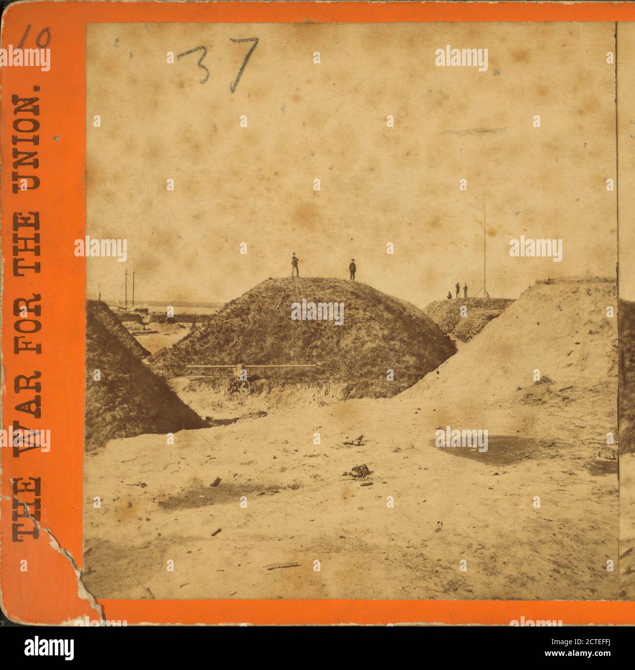 Interior view of swamp battery, Morris Island, S. C.., E. & H.T ...