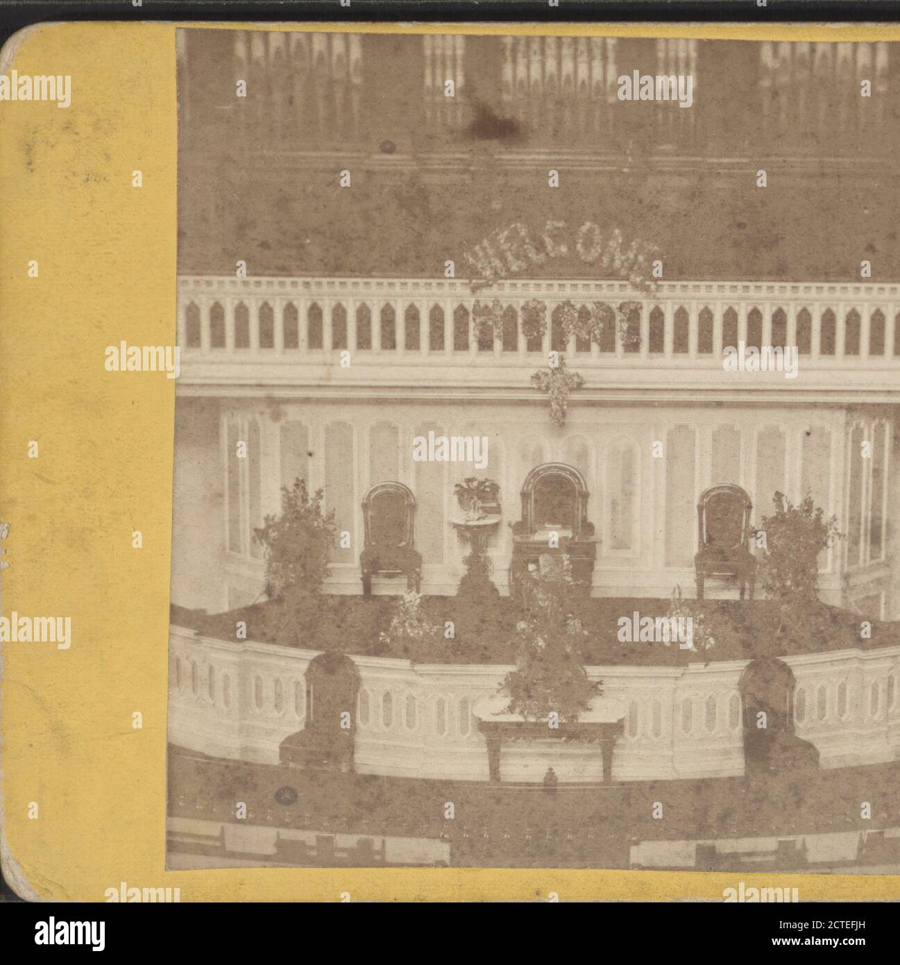 Hanson place methodist episcopal church pulpit hi-res stock photography ...