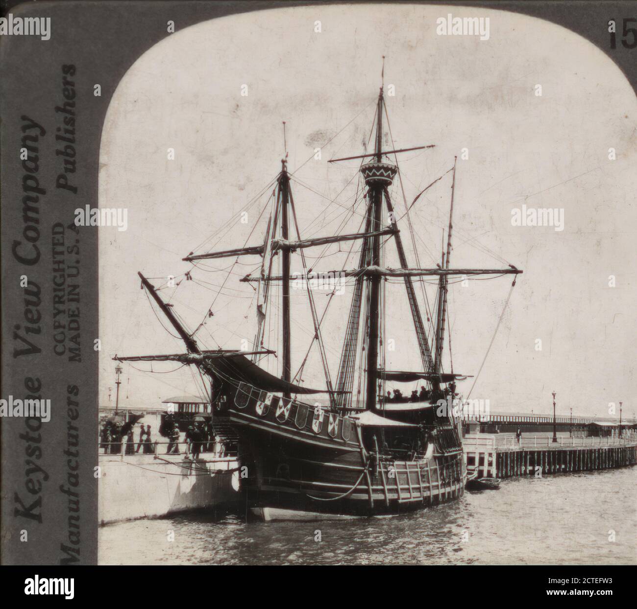 The Santa Maria, flagship of Christopher Columbus., New York (State ...