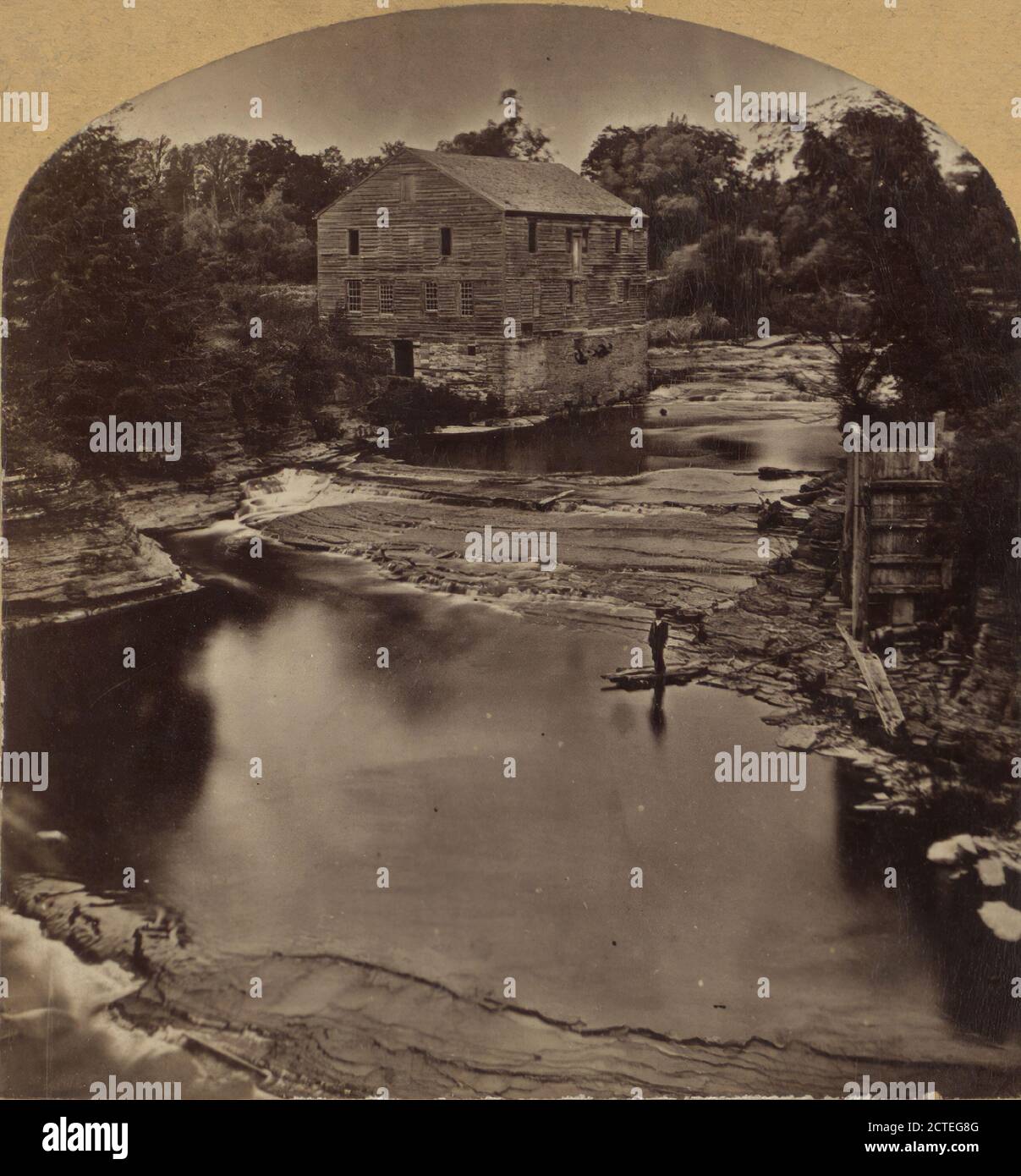 Taughonic falls hi-res stock photography and images - Alamy