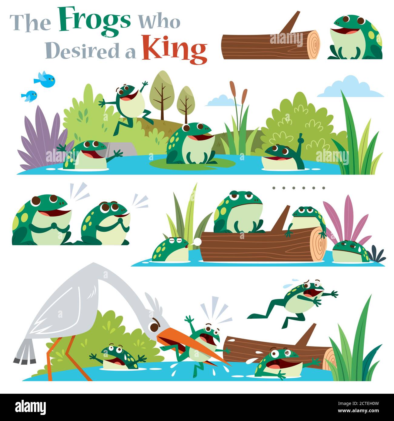 Frogs and king hi-res stock photography and images - Alamy