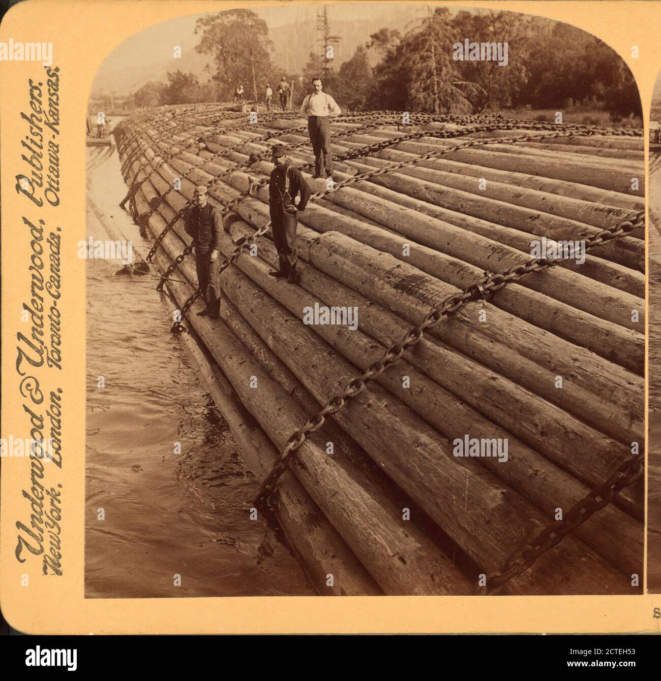 Log raft columbia river hi-res stock photography and images - Alamy