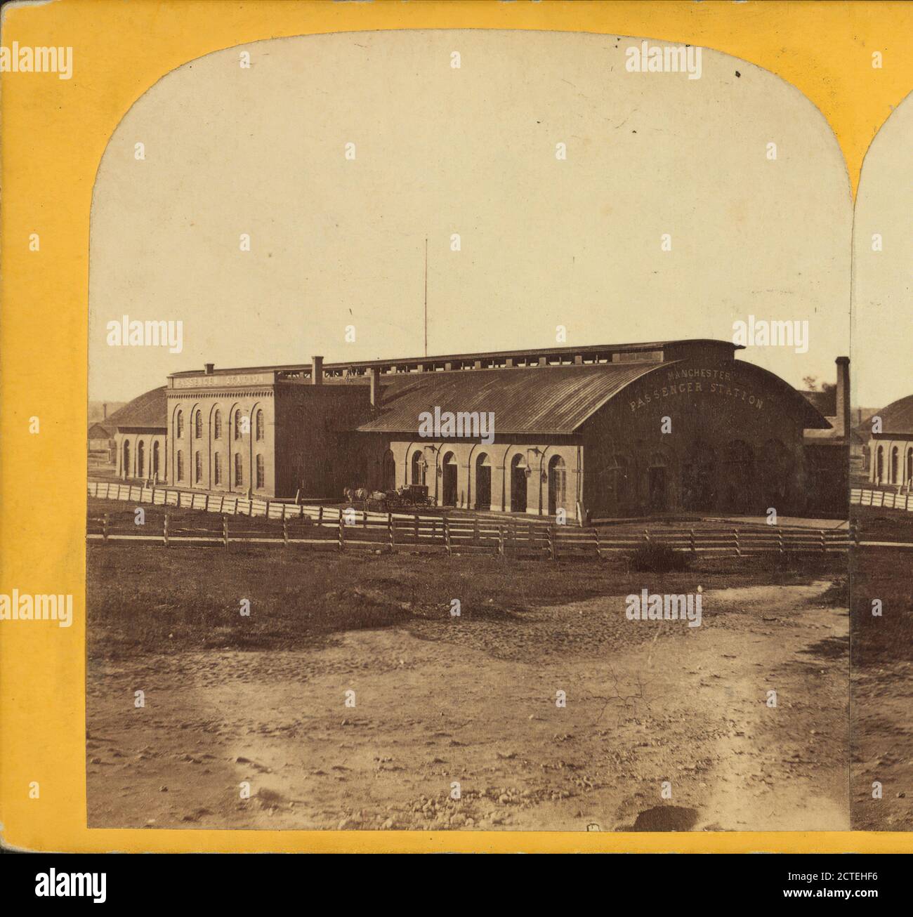 View of an industrial building., Clough, A. F. (Amos F.) (1833-1872 ...