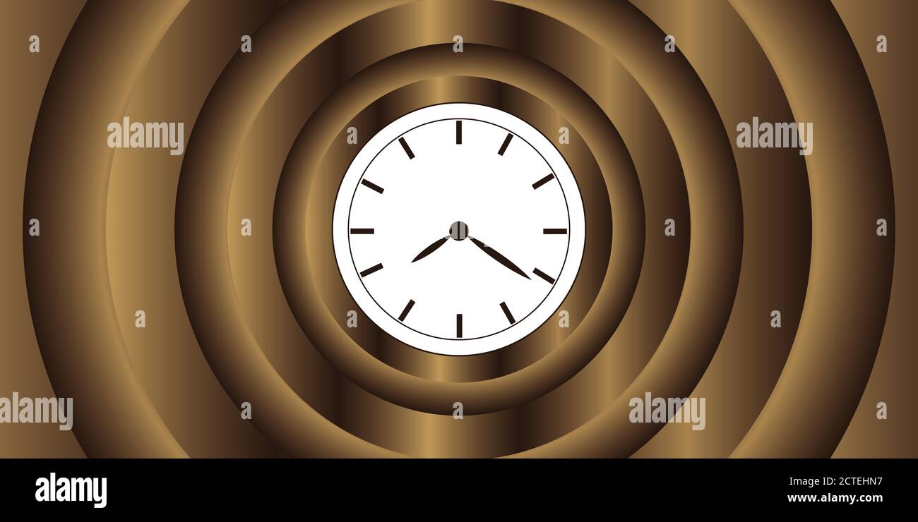 Abstract background of analog wall clock Stock Photo - Alamy