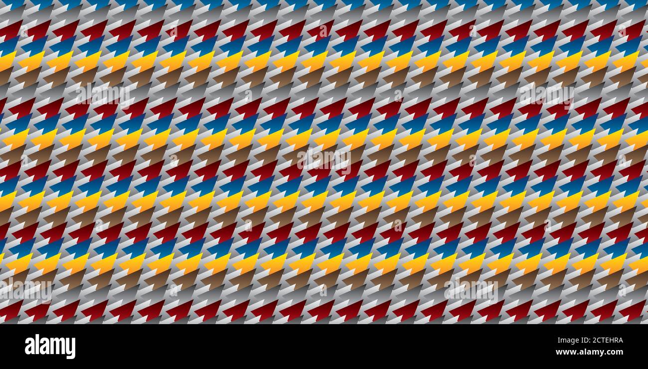 Abstract red, blue, yellow, grey shaped decorative background Stock ...