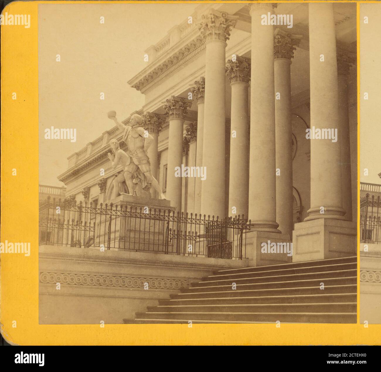 Statue of Columbus., Kilburn Brothers, Columbus, Christopher, 1872 ...