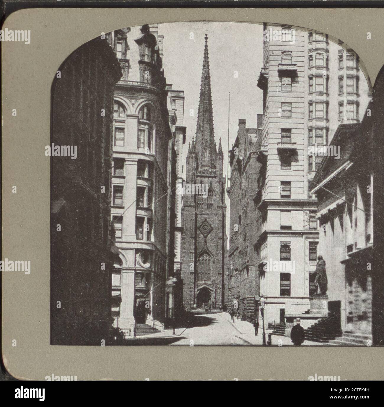 Trinity church wall street 1900 hi-res stock photography and images - Alamy