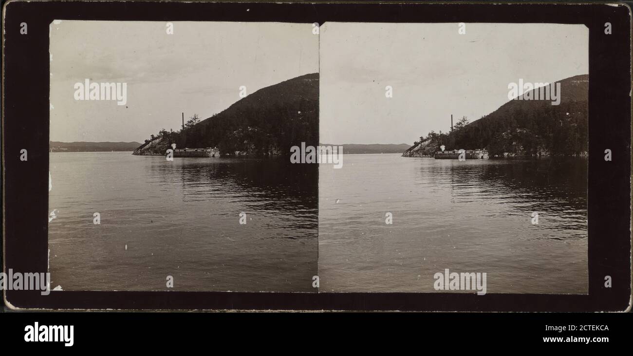 View of Hudson River, Lona Island., Lock, James G. (James Gardner ...