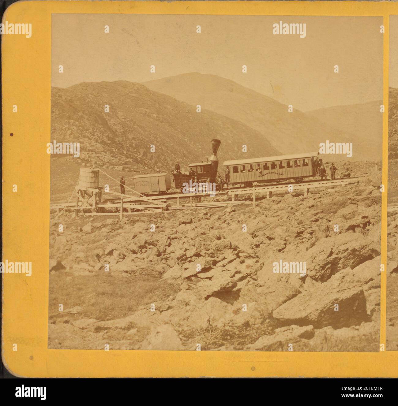 Mt. Clay, from Mt. Washington Railway., Kilburn Brothers, New Hampshire ...