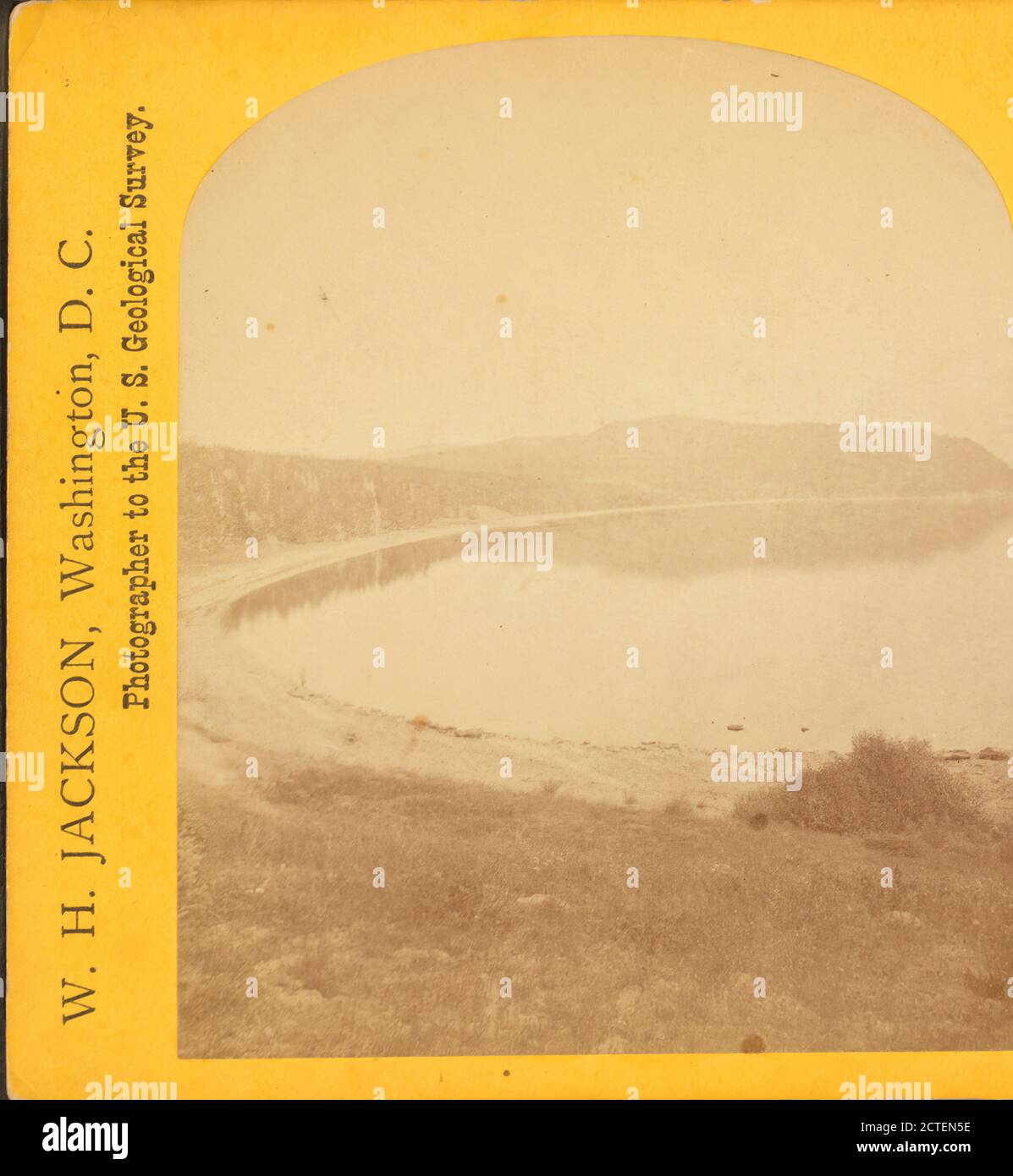 Yellowstone Lake, Mary's Bay., Jackson, William Henry (1843-1942 ...