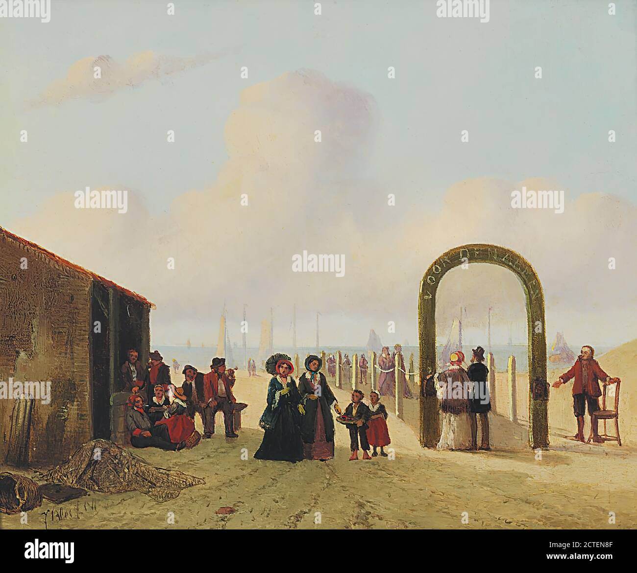 Bles Joseph - Gezicht Op Het Kalhuis En De Loopbrug Scheveningen ...