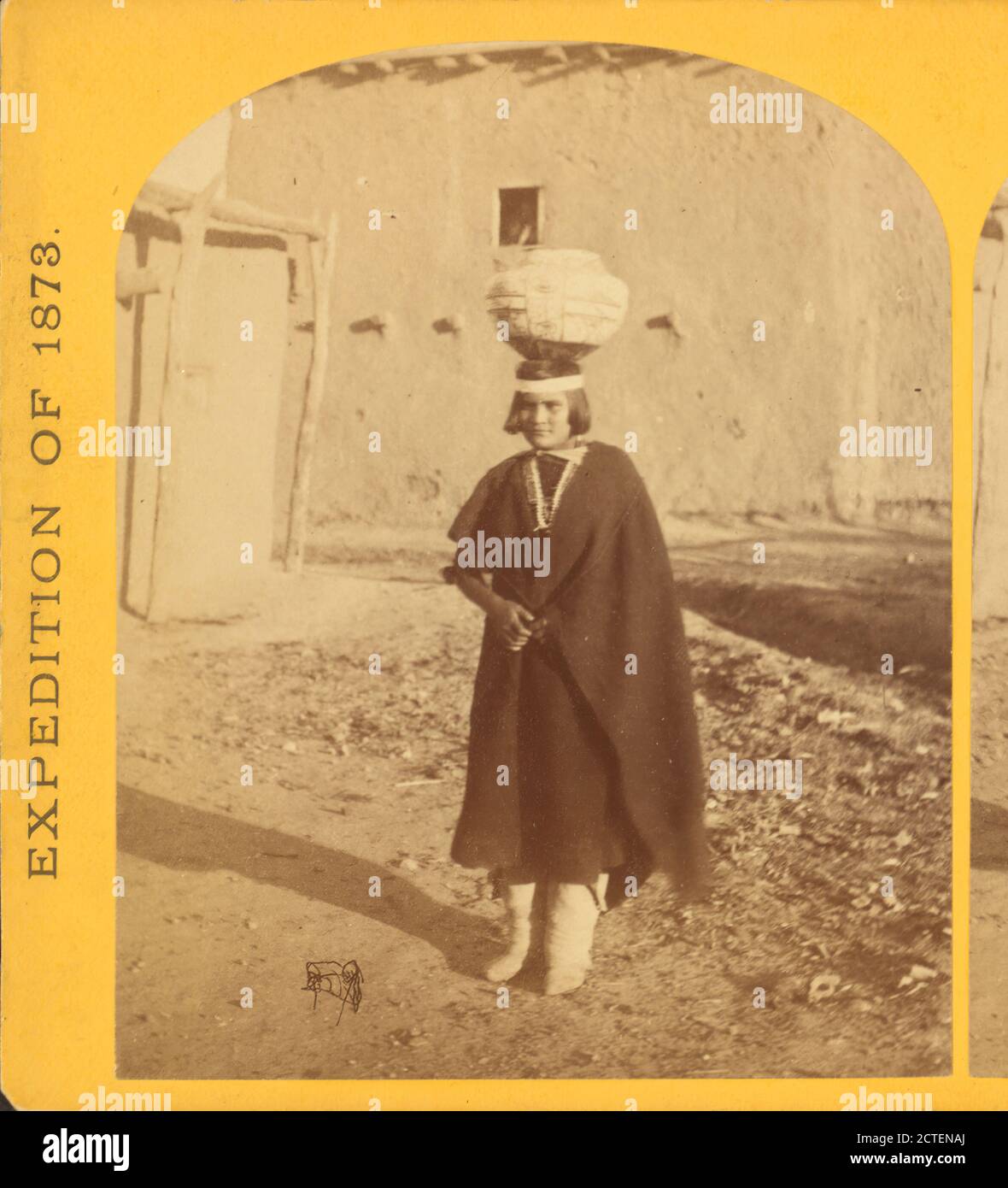 Zuni Indian girl, with water olla., Geographical Surveys West of the ...