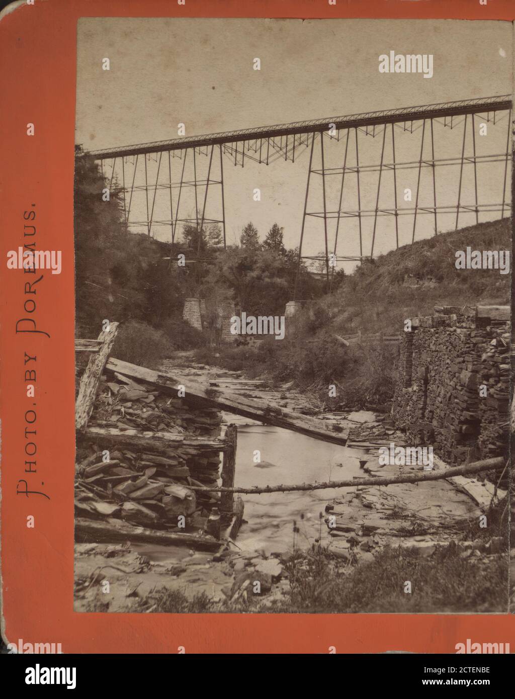Lyon Brook Bridge., Doremus, John P. (1827-1890), Railroad bridges, New ...