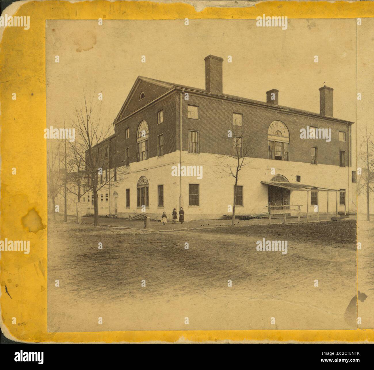Old Capitol Prison., Wakely, G. D., 1865, Washington (D.C Stock Photo ...