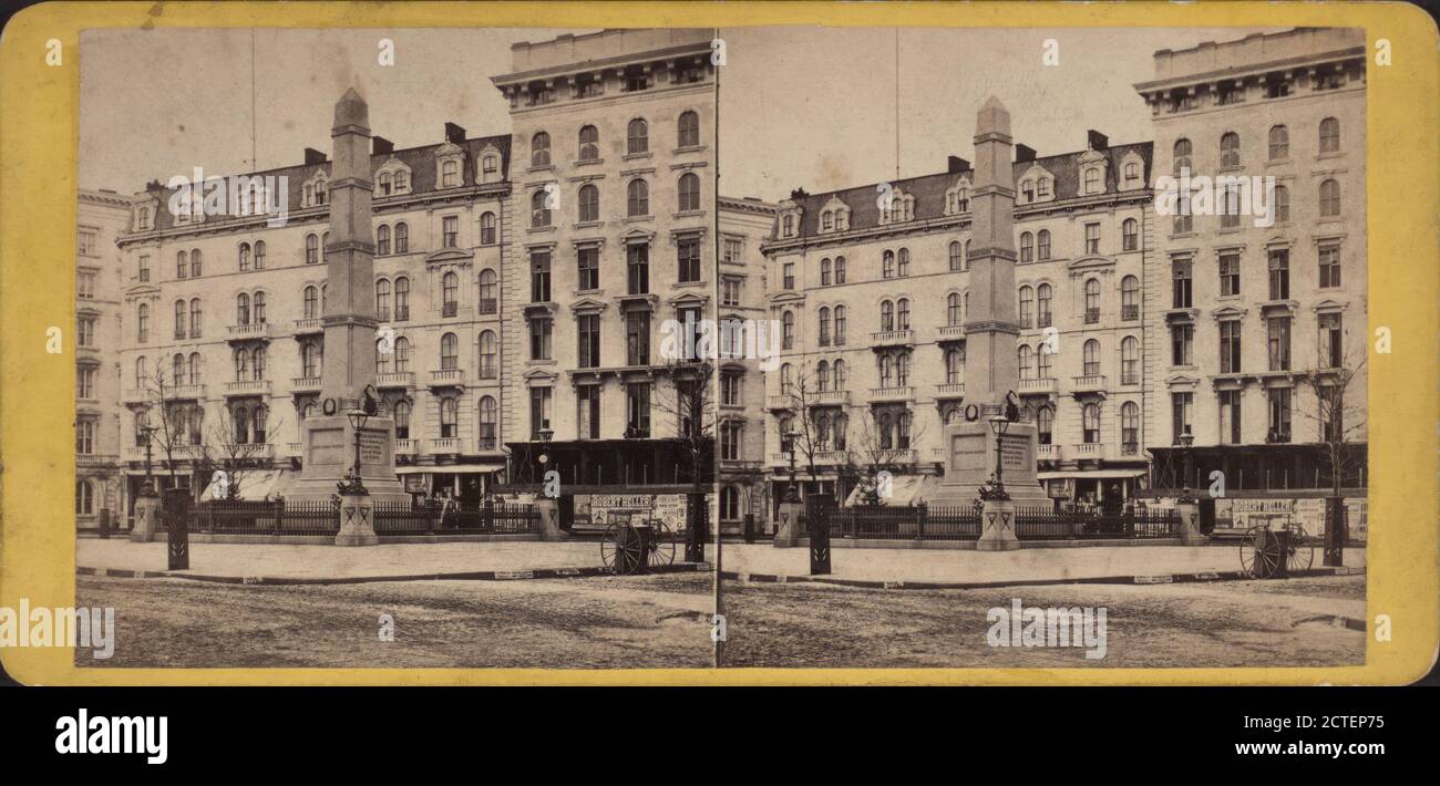 Worth Monument, East Front view., New York (State), New York (N.Y ...