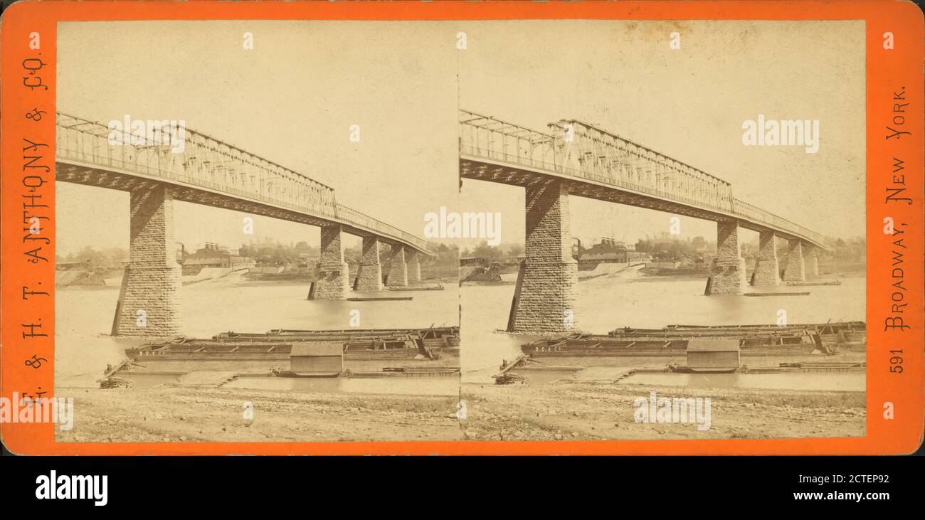 The Newport and Cincinnati bridge (general view -- west)., E. & H.T ...