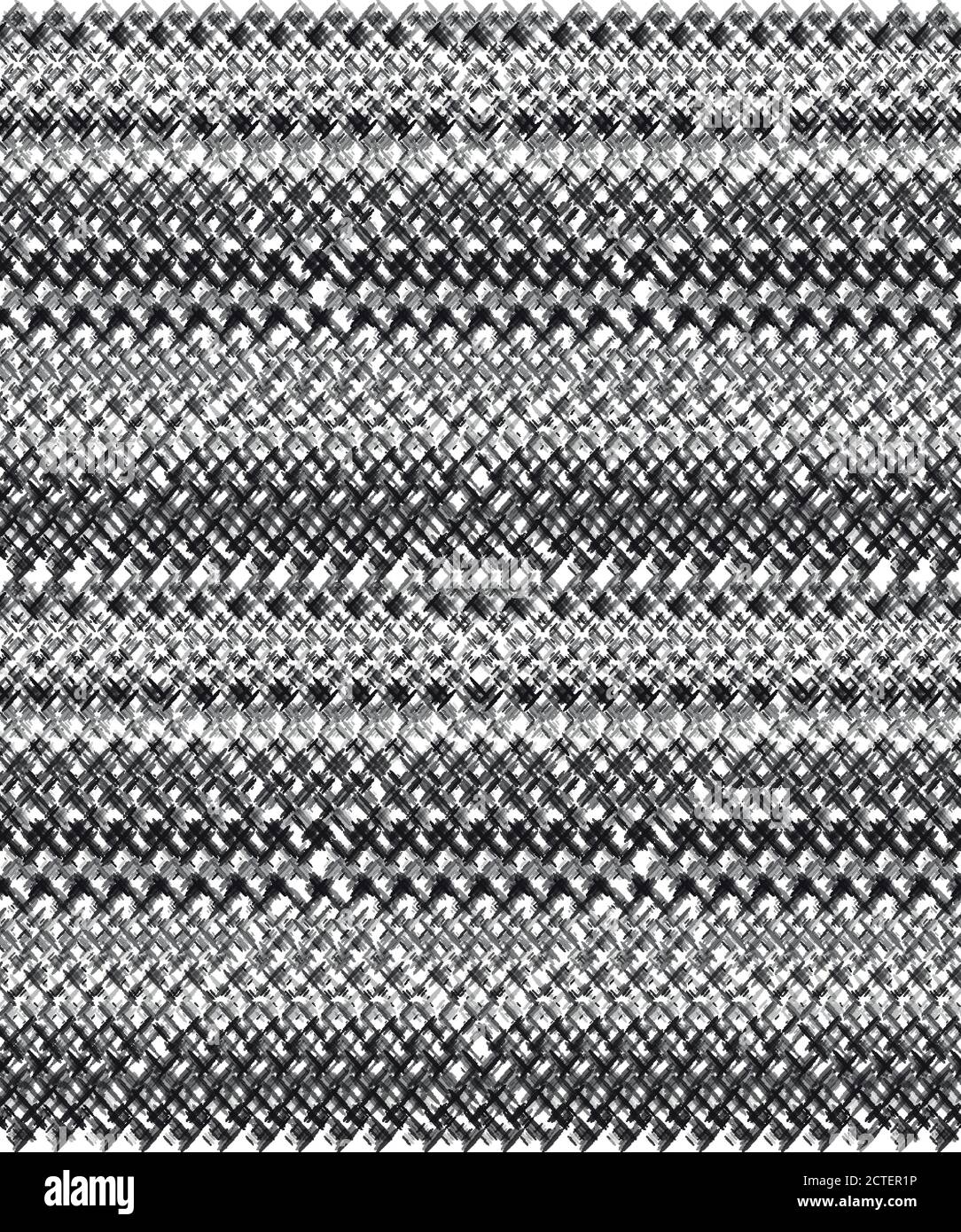 Seamless texture with handdrawn pencil strokes. Grid. Vector pattern ...