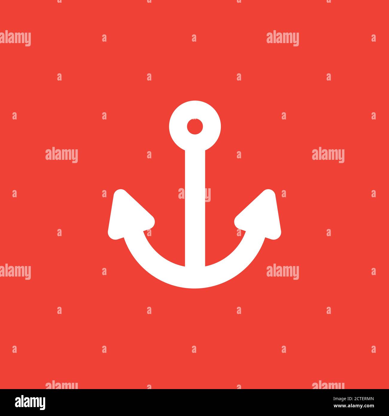 Red Anchor Background