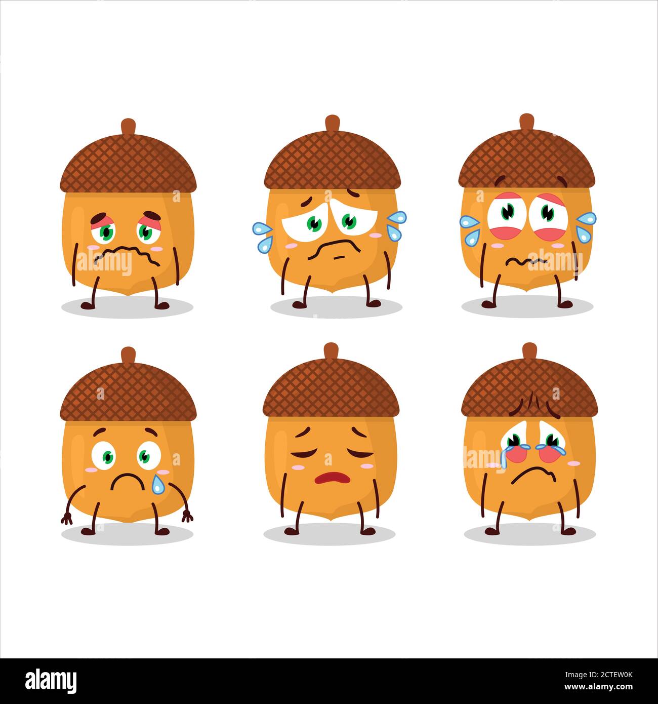 Crying nut Stock Vector Images - Alamy