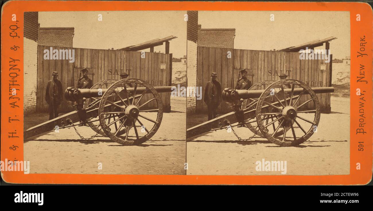 Captured rifled steel breach-loading Whitworth gun, Richmond, Va., E ...