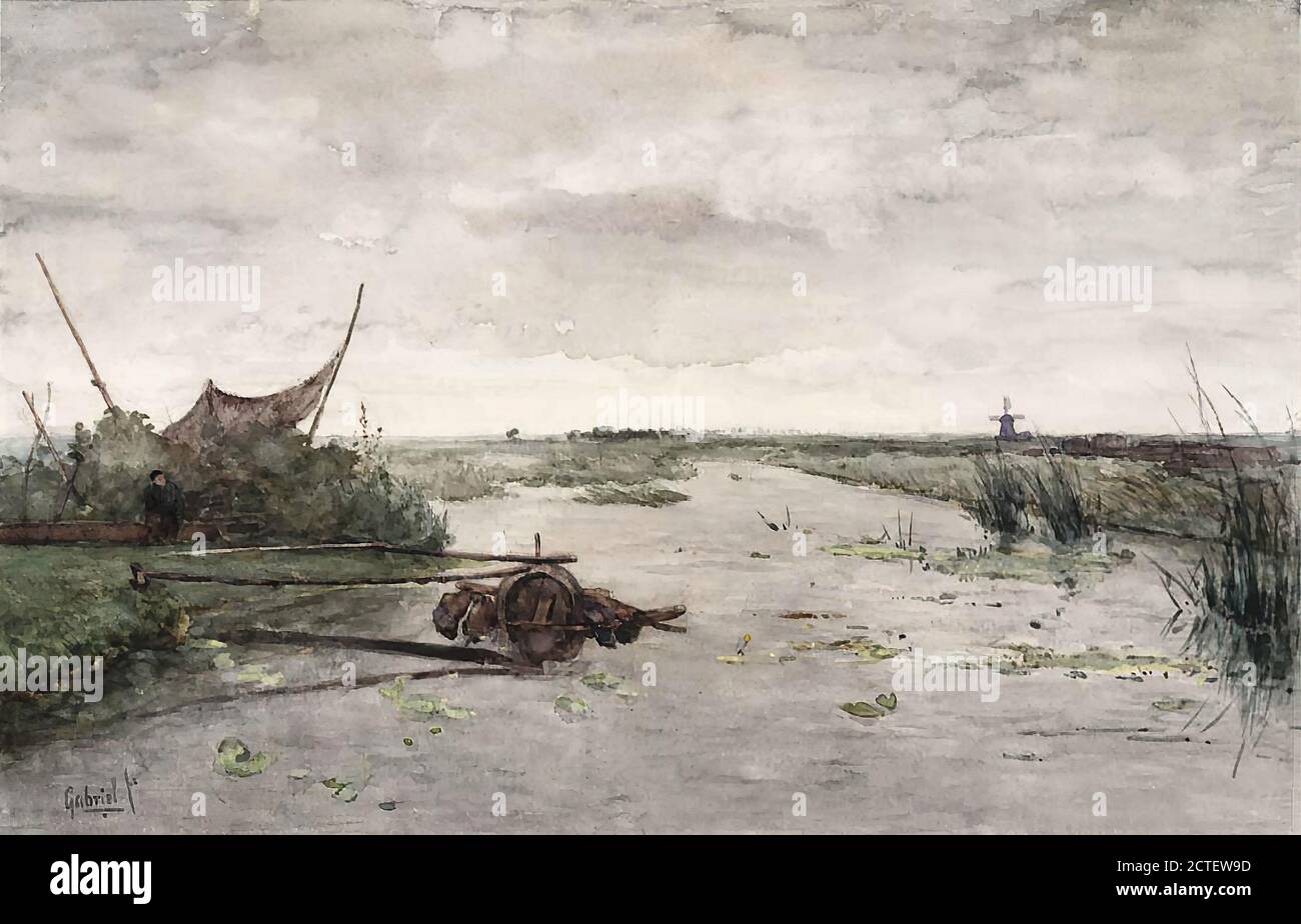 Gabriel Paul Joseph Constantin - De Kamper Veenderij (Het Zwijnsleger Bij Grafhorst) 3 - Dutch ...