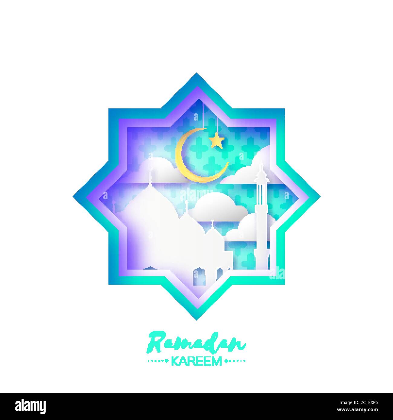 Islamic Crescent And Star Golden Dome High Resolution Stock Photography ...