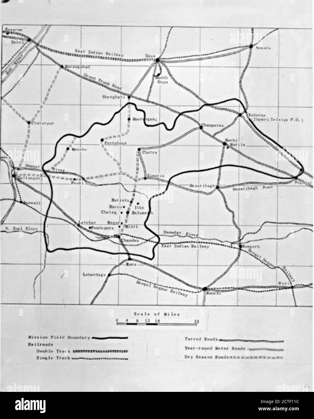 Old map of india hi-res stock photography and images - Alamy