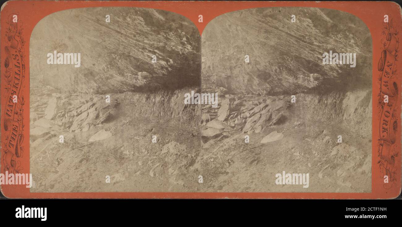 Path behind the Falls, and everhanging Rocks., Loeffler, J. (John Jacob ...