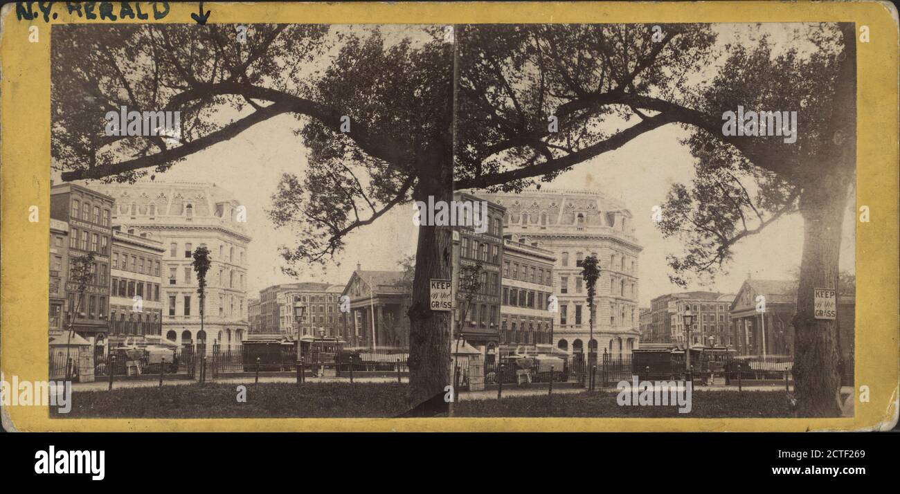The Herald building, including the Broadway bridge and St.Paul's Church ...