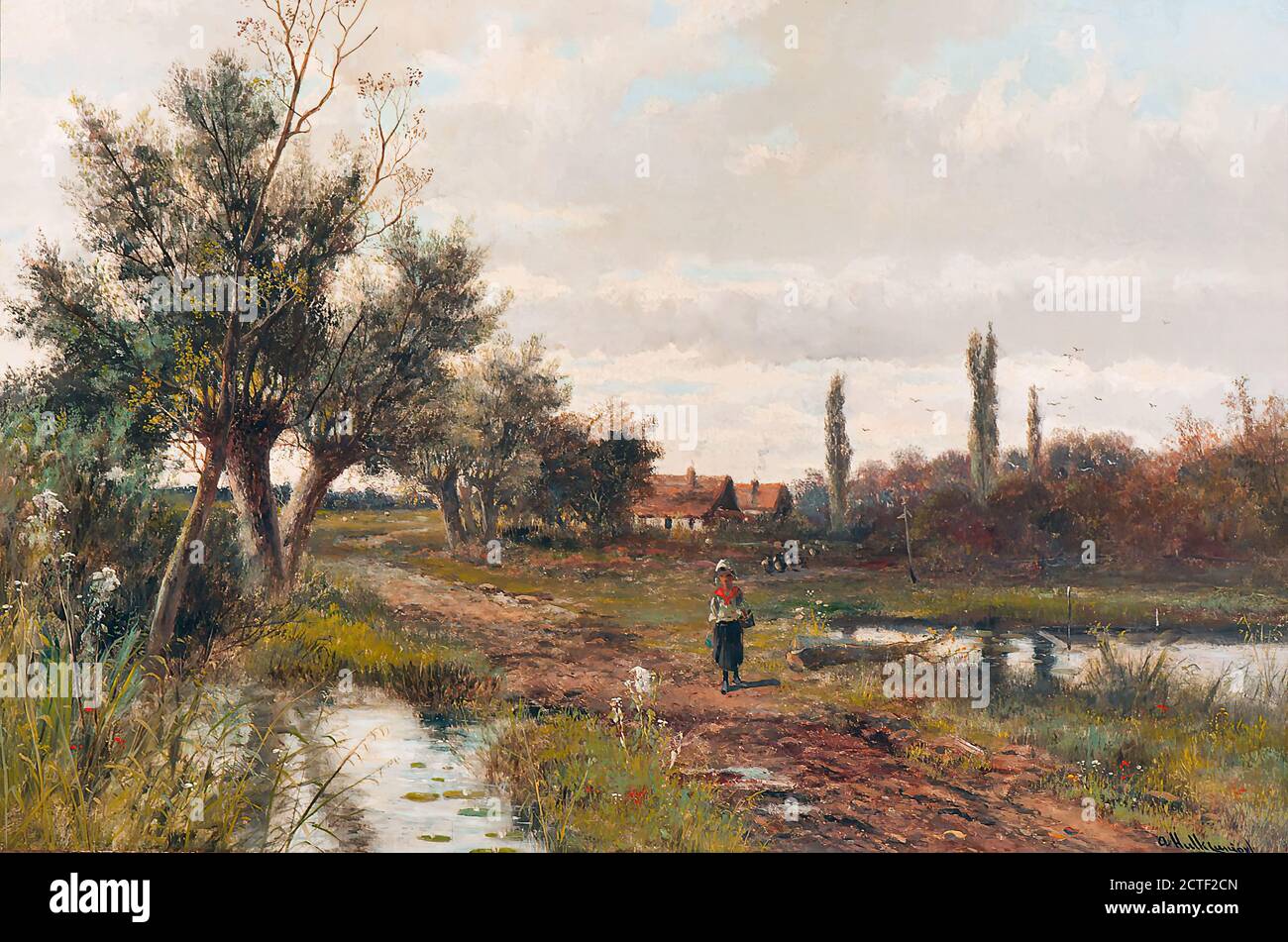 Hulk II Abraham - Abing's Hammer near Dorking Surrey - Dutch School ...