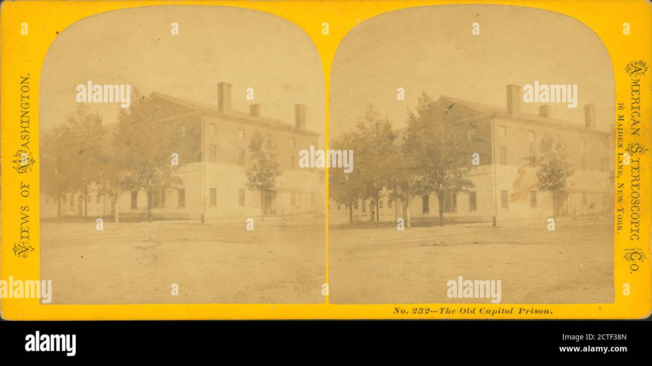 The Old Capitol Prison., American Stereoscopic Co. (fl. 1896-1906 ...