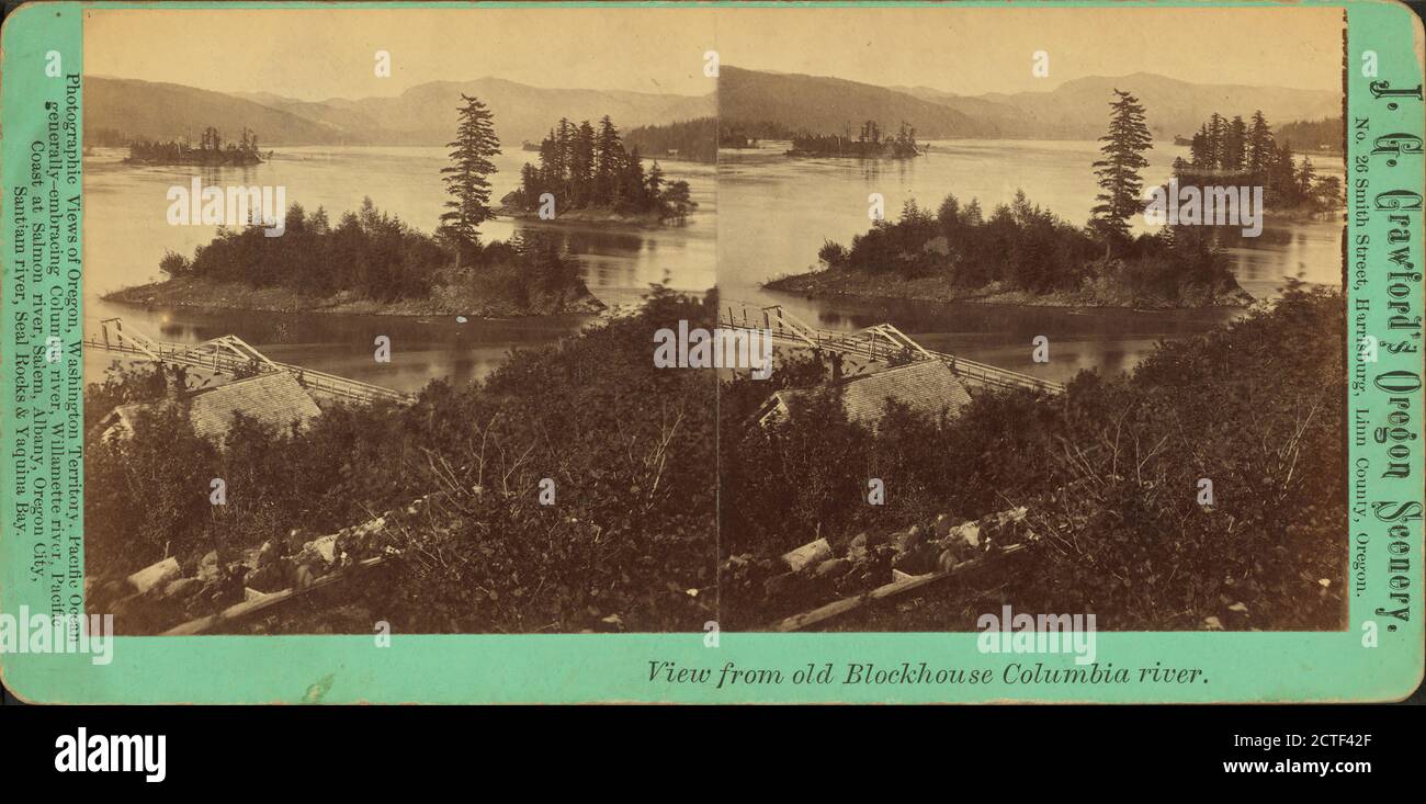 Old blockhouse columbia river hi-res stock photography and images - Alamy