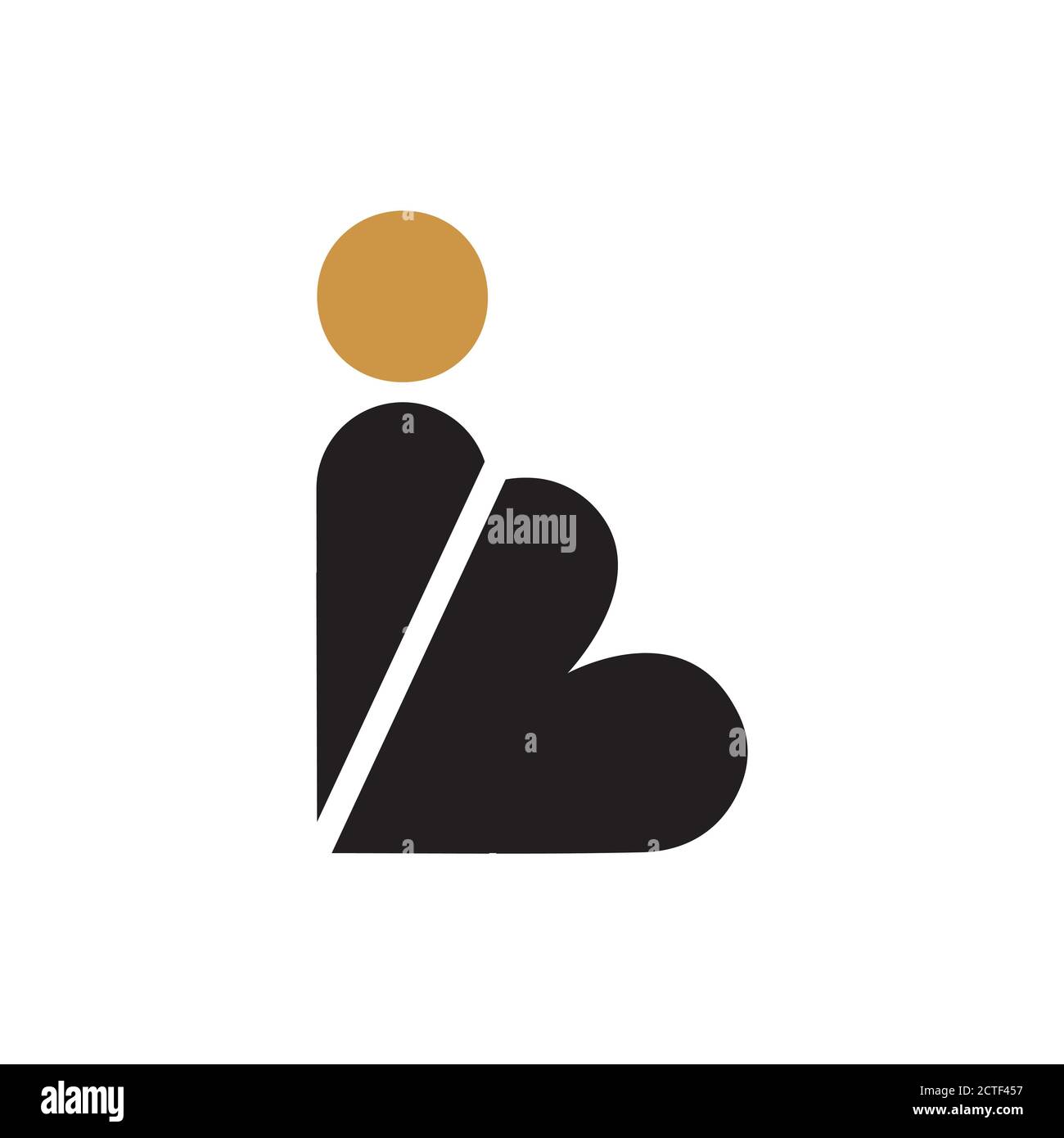 Initial letter ib logo or bi logo vector design template Stock Vector ...