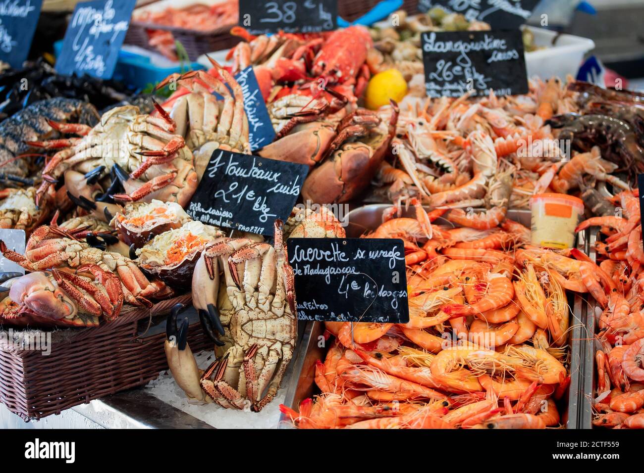 Shellfish Stall High Resolution Stock Photography and Images - Alamy