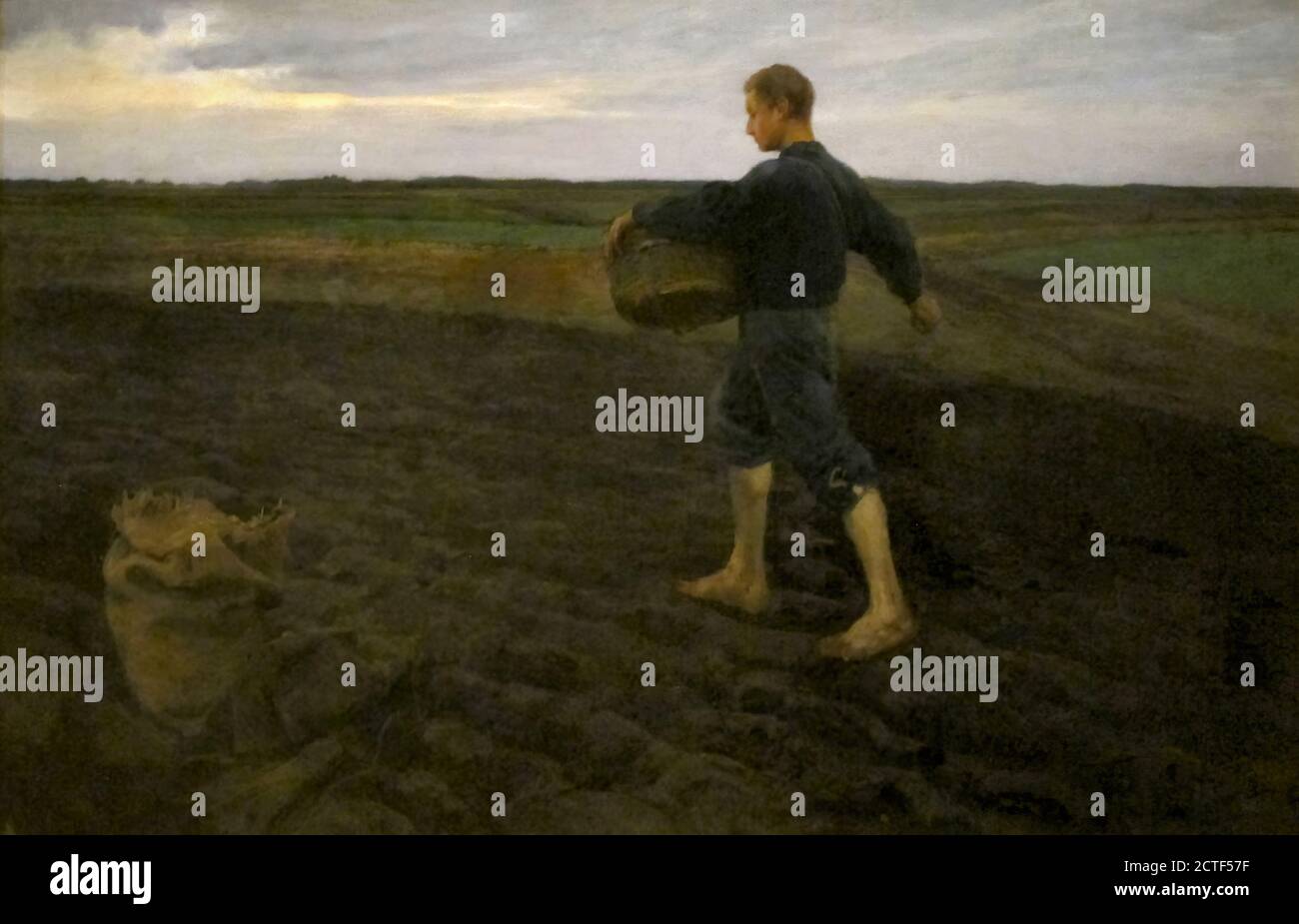 Josselin De Jong Pieter - De Zaaier - Dutch School - 19th Century Stock ...