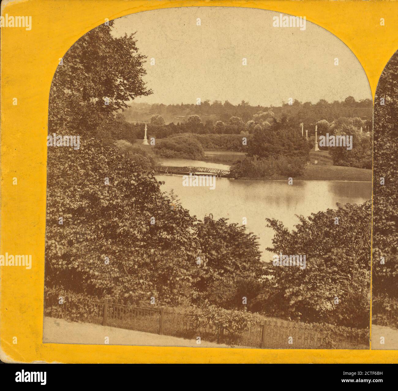 View of the Spring Grove cemetery., Ohio, Cincinnati (Ohio Stock Photo ...