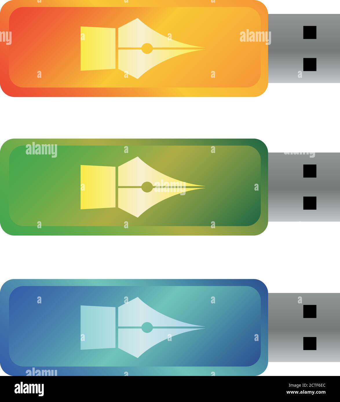 Removable storage devices Stock Vector Images - Alamy