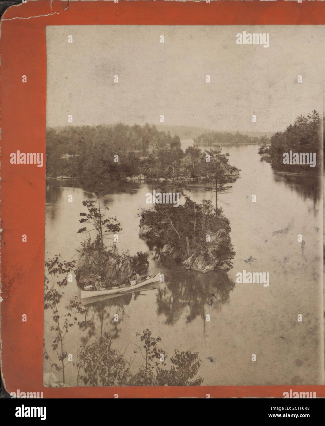 View of Lost Channel., McIntyre, A. C., New York (State), Thousand ...