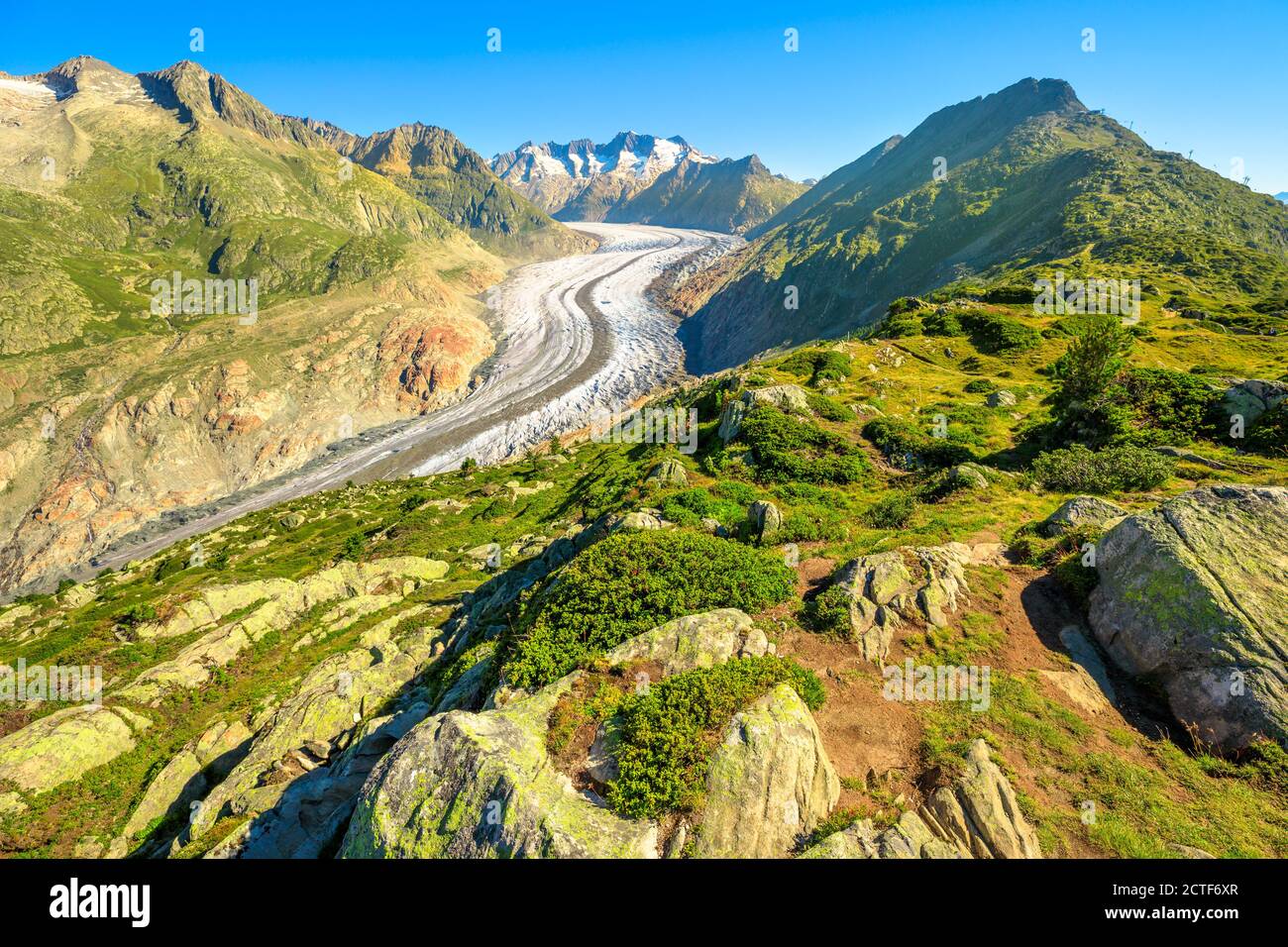 Largest glacier in the alps hi-res stock photography and images - Alamy