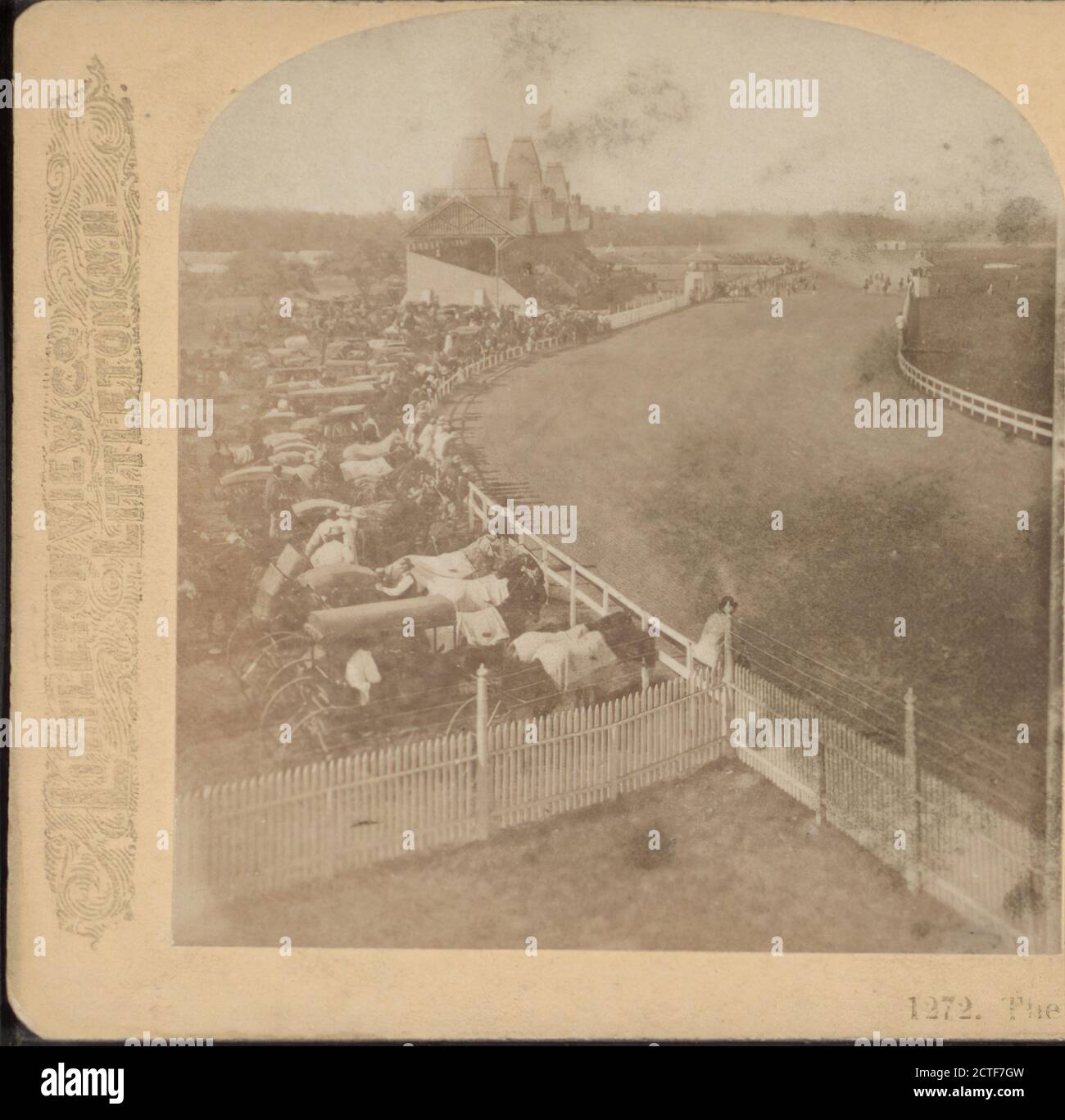 The Race at Mammoth Park, Long Branch, N.J., Littleton View Co ...