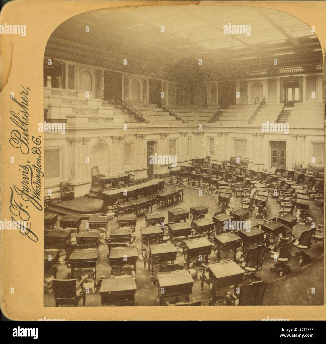 Senate Chamber in U.S. Capitol, Washington, D.C., Jarvis, J. F. (John F ...