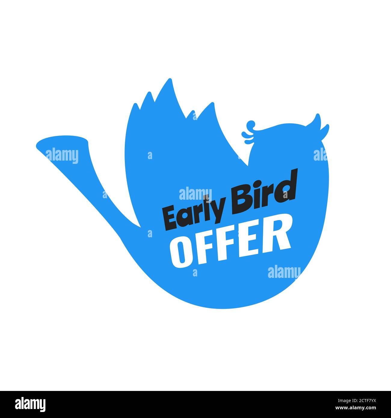 Early bird special offer discount sale event banner flat style design ...