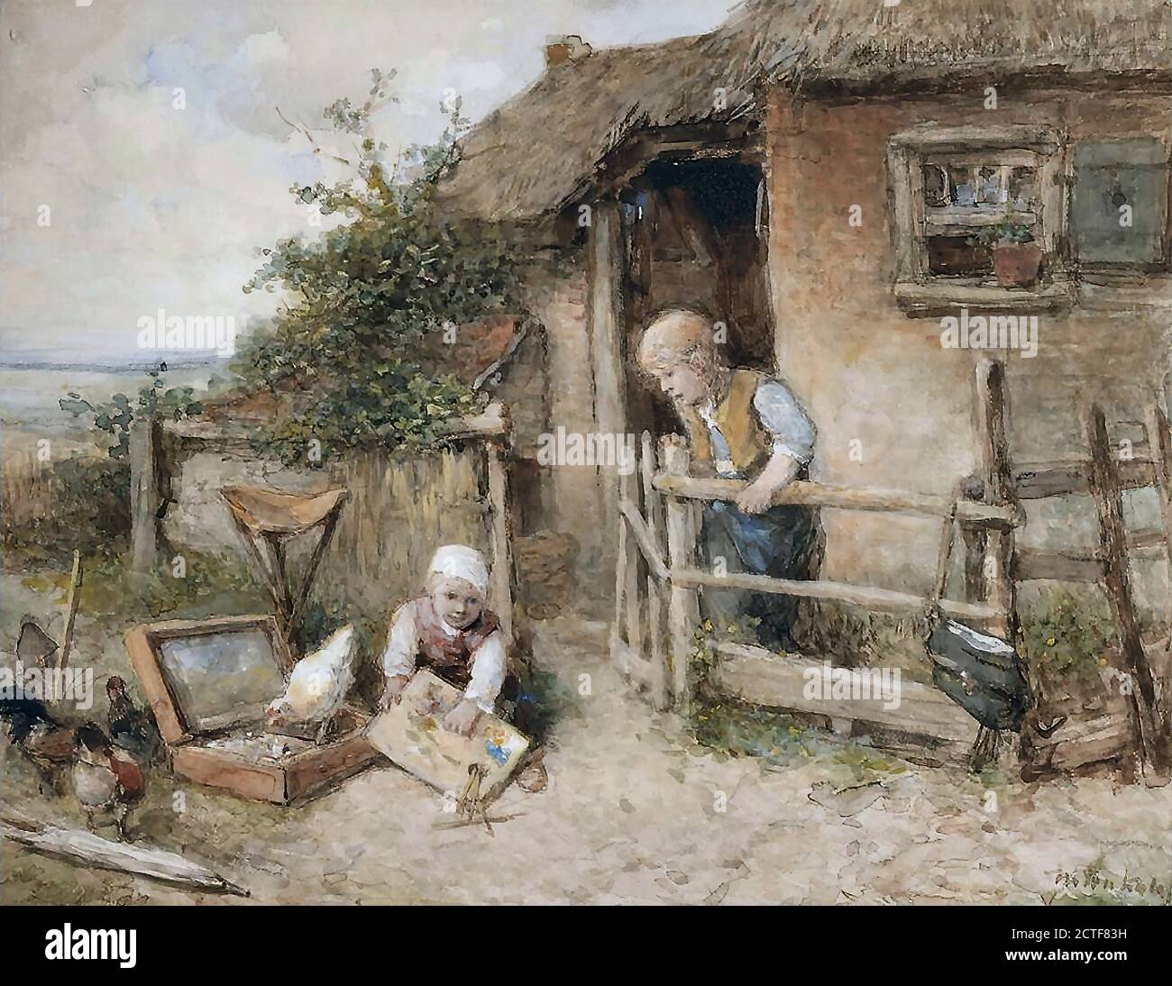 Kate Mari Ten - Promising Talent - Dutch School - 19th Century Stock ...