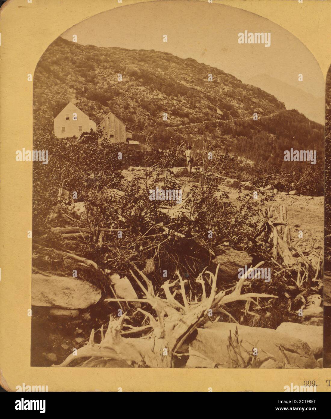The Ledge and Half-Way House, Mt. Washington Carriage Road., Kilburn ...