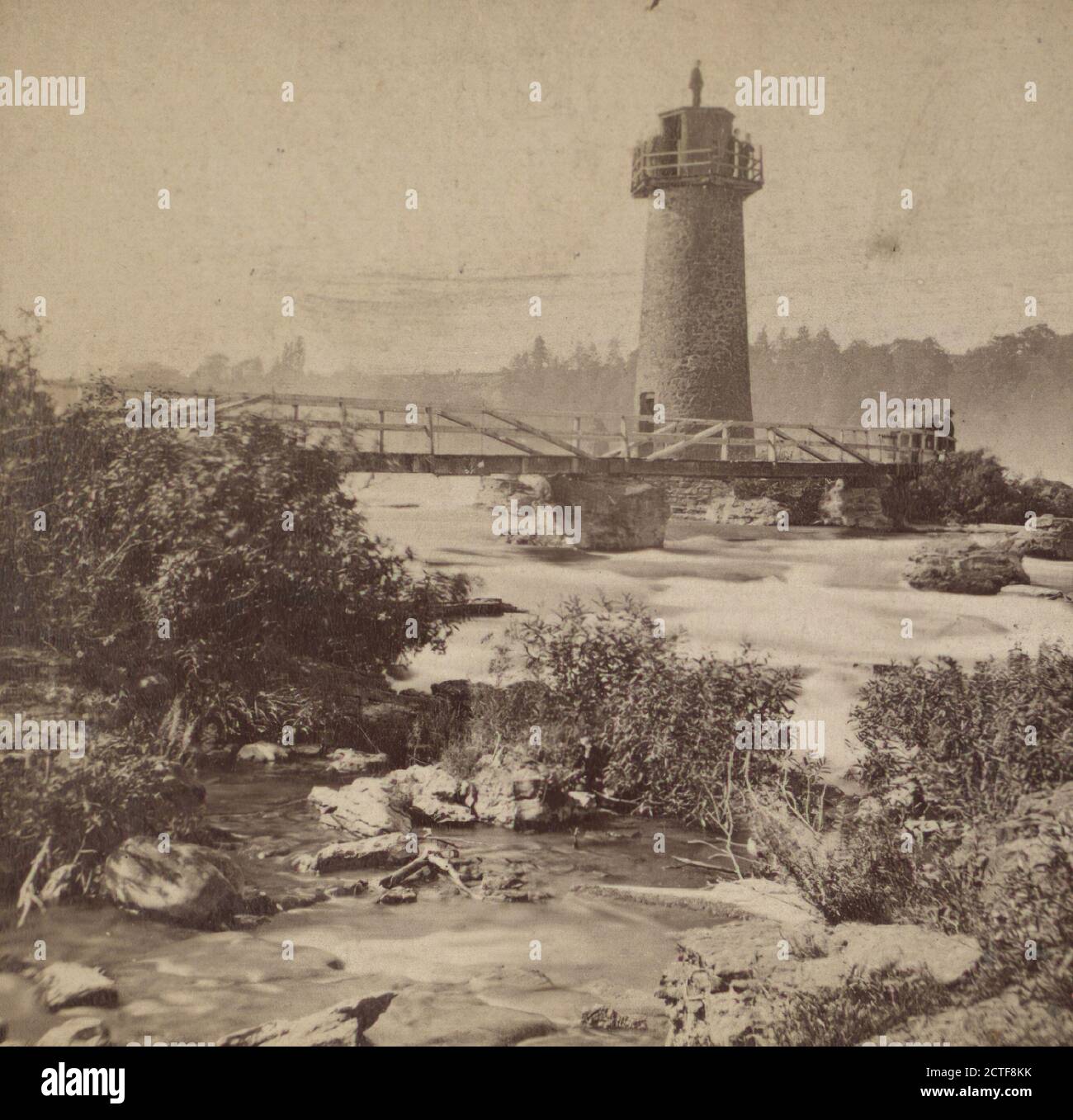 Niagara - Terrapin Tower and Bridge, from Goat Island., Soule, John P ...