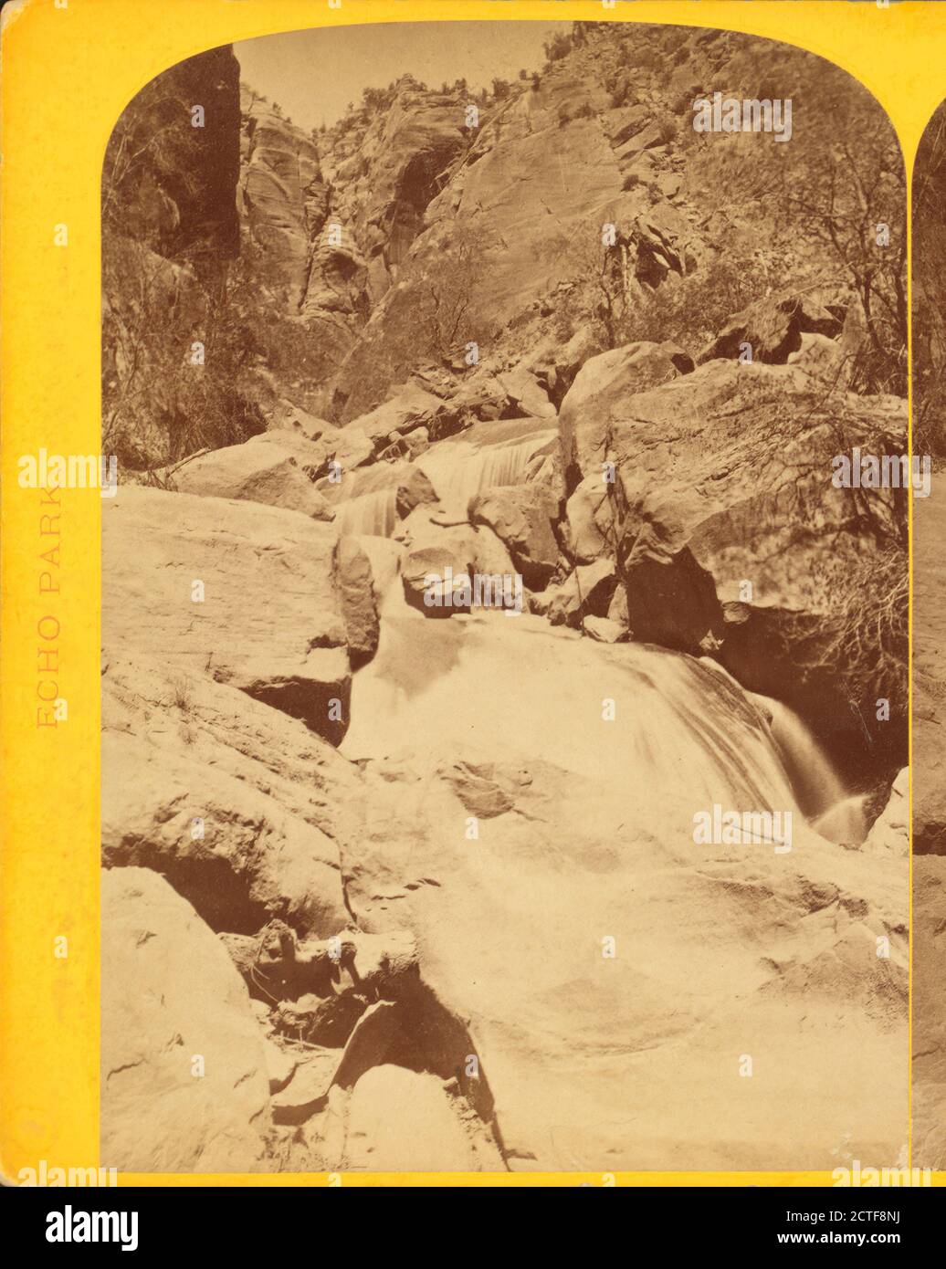 Head, east fork Rio Virgen., Powell, John Wesley (1834-1902), Hillers ...