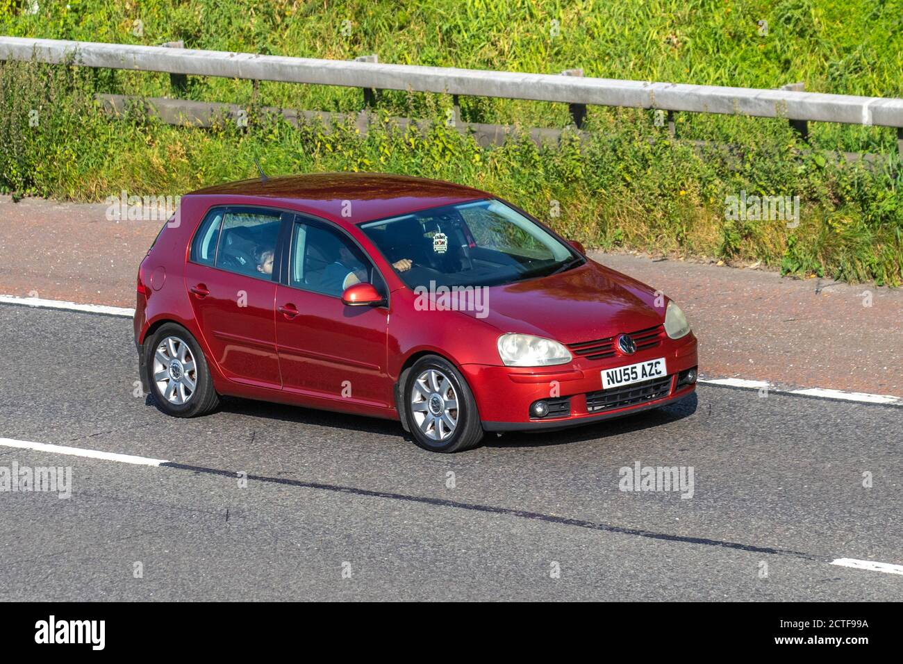 2005 red vw volkswagen golf gt tdi hi-res stock photography and images ...